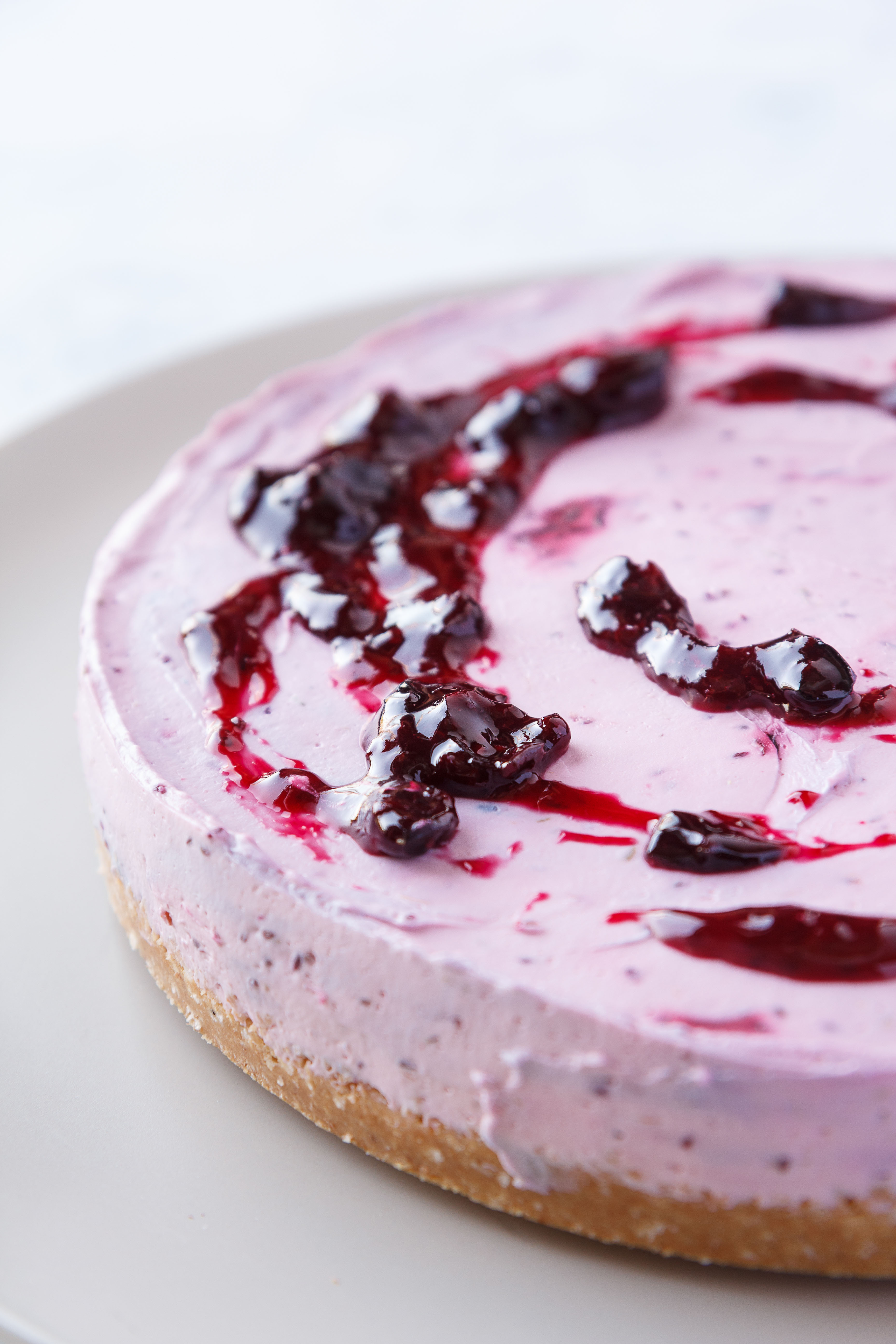Blackcurrant, Lime & Coconut Cheesecake recipe | BerryWorld