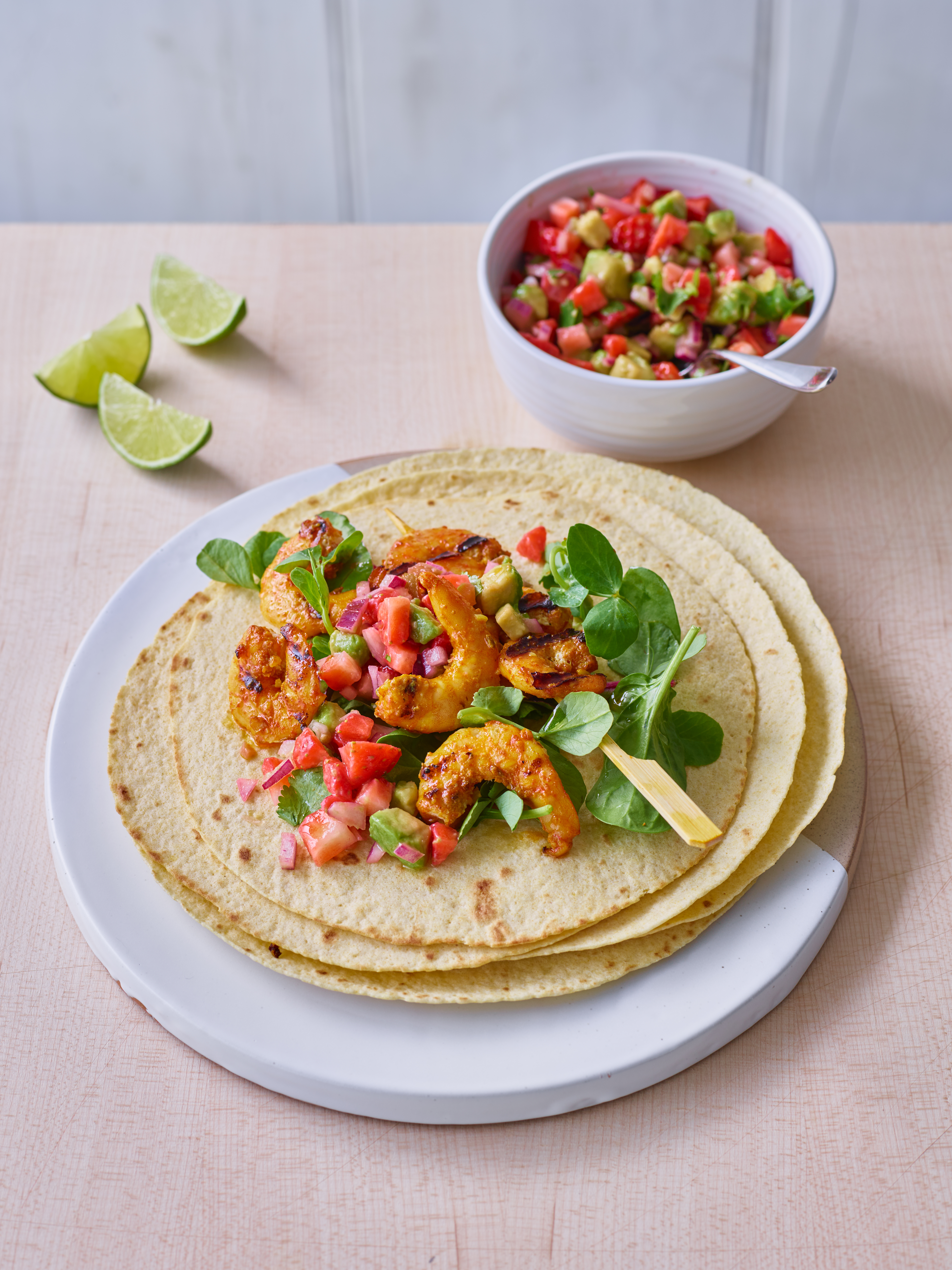 Prawn to be Wild Wraps recipe | BerryWorld